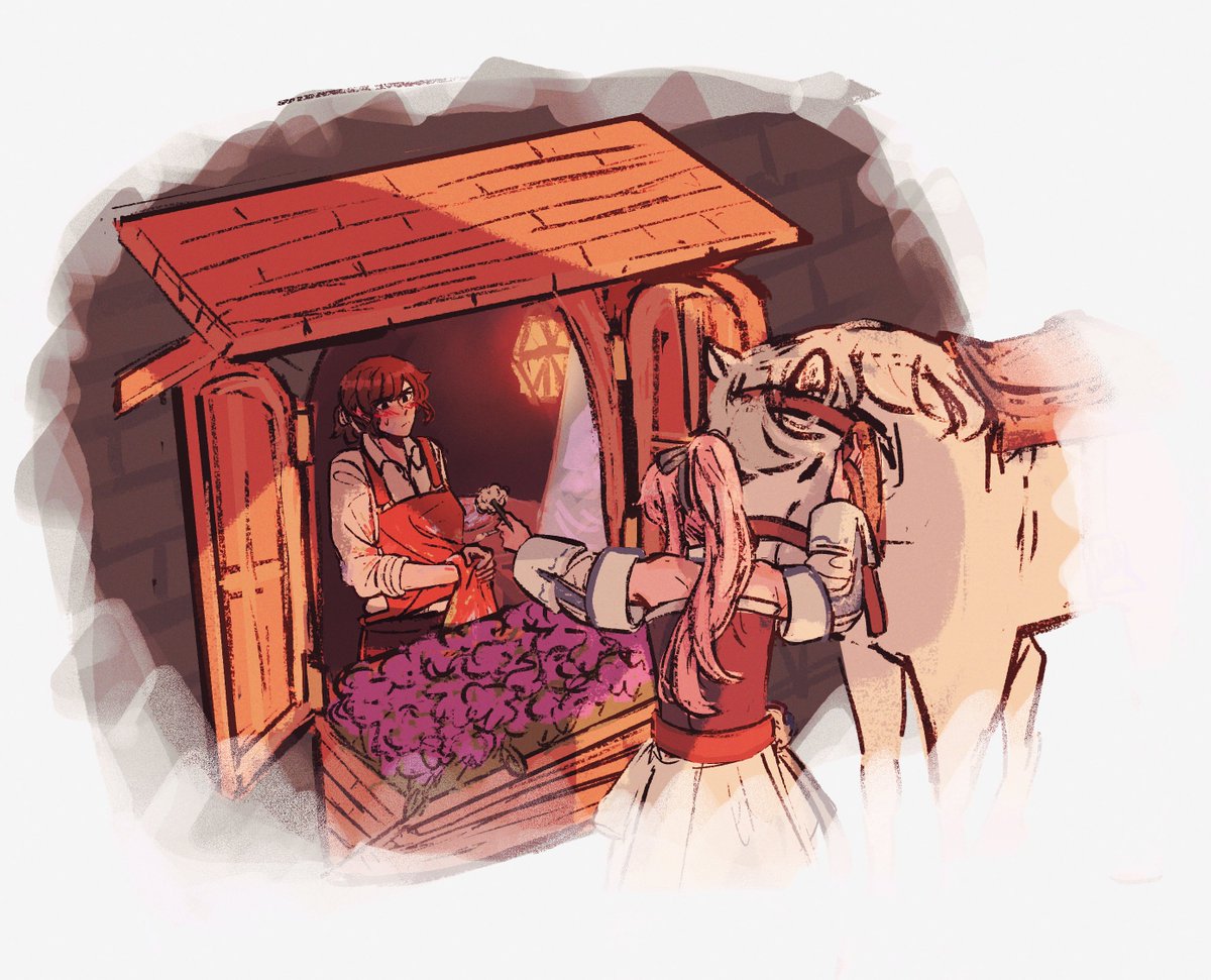 みずえな「flower for you~#prsk_FA #prsk_GL #mizuen」|soapのイラスト