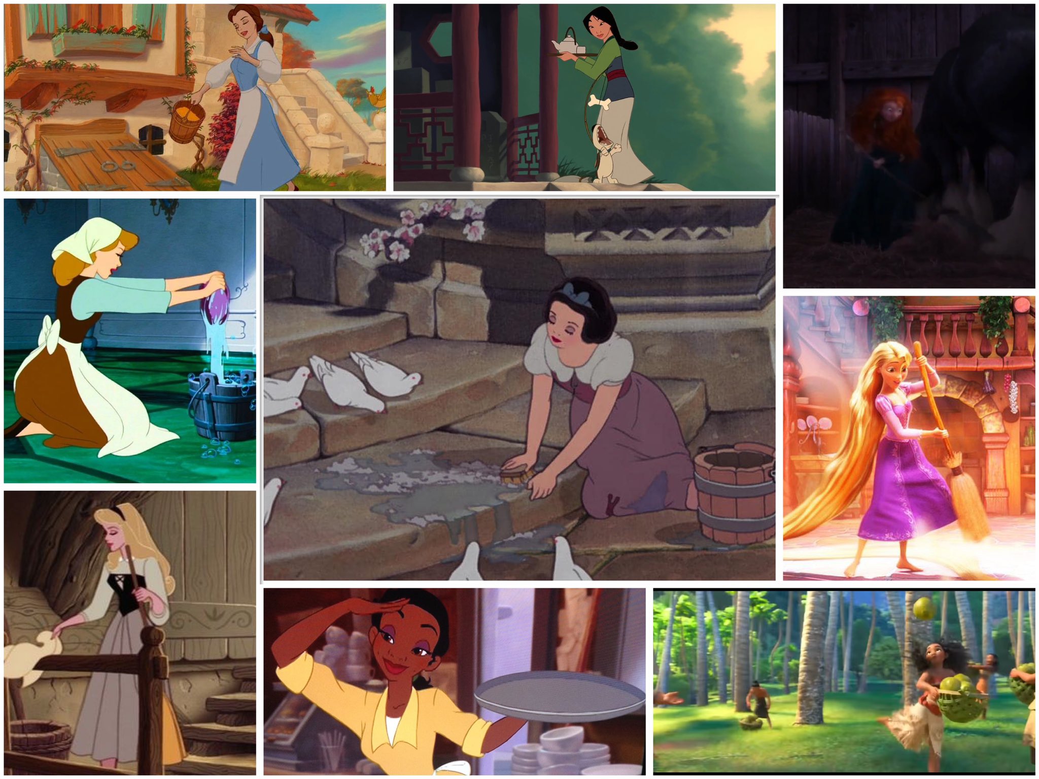 Disney Cinderella Cleaning