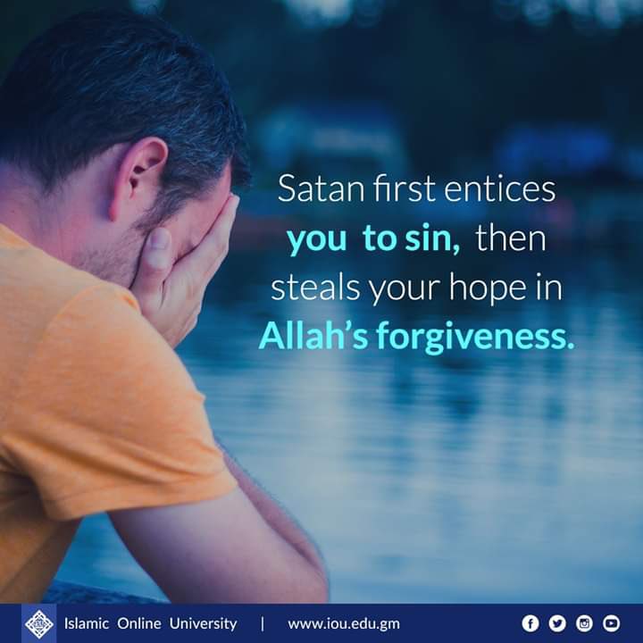 Don’t let Satan trick you twice. If you fall into sin, repent ...