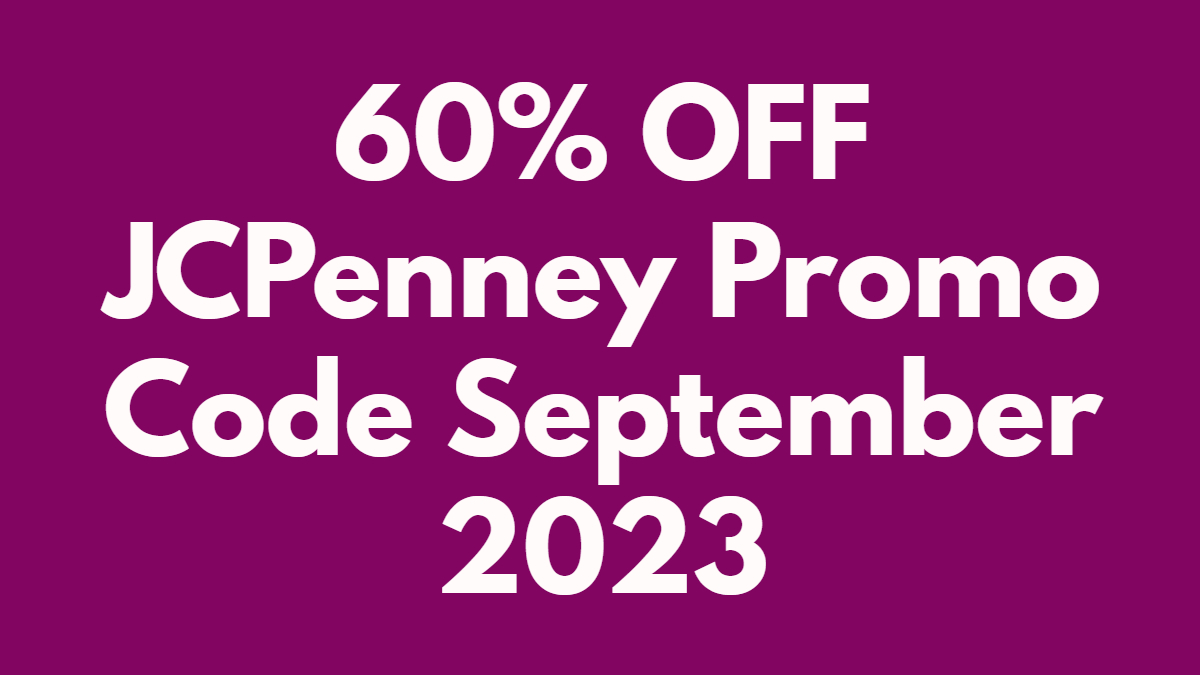 Jcpenney Promotion Code