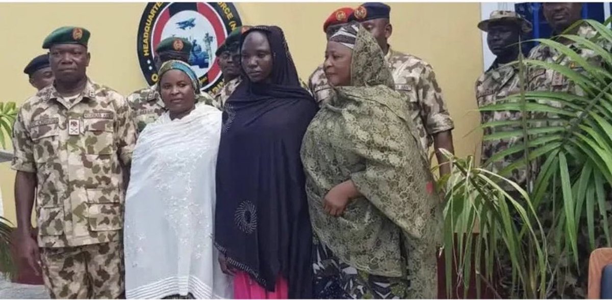One of the rescued Chibok girls, Mary Nkeki who’s 27 years old, have ...