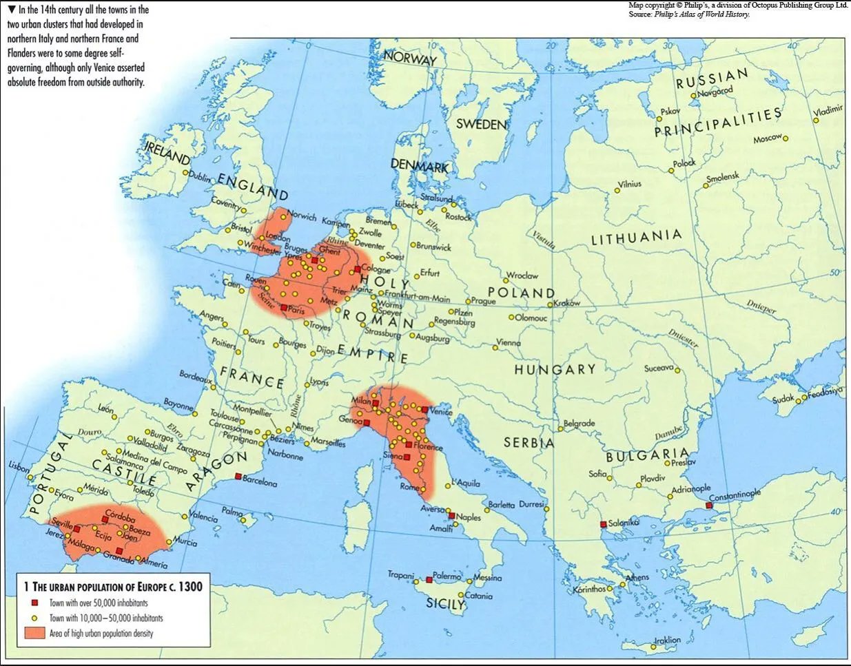 14th Century Map Of Europe Cities Antique Maps Of Southeast Asia