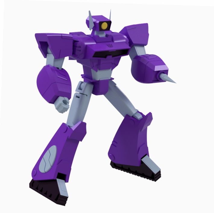 Transformers Animated Purple Shockwave