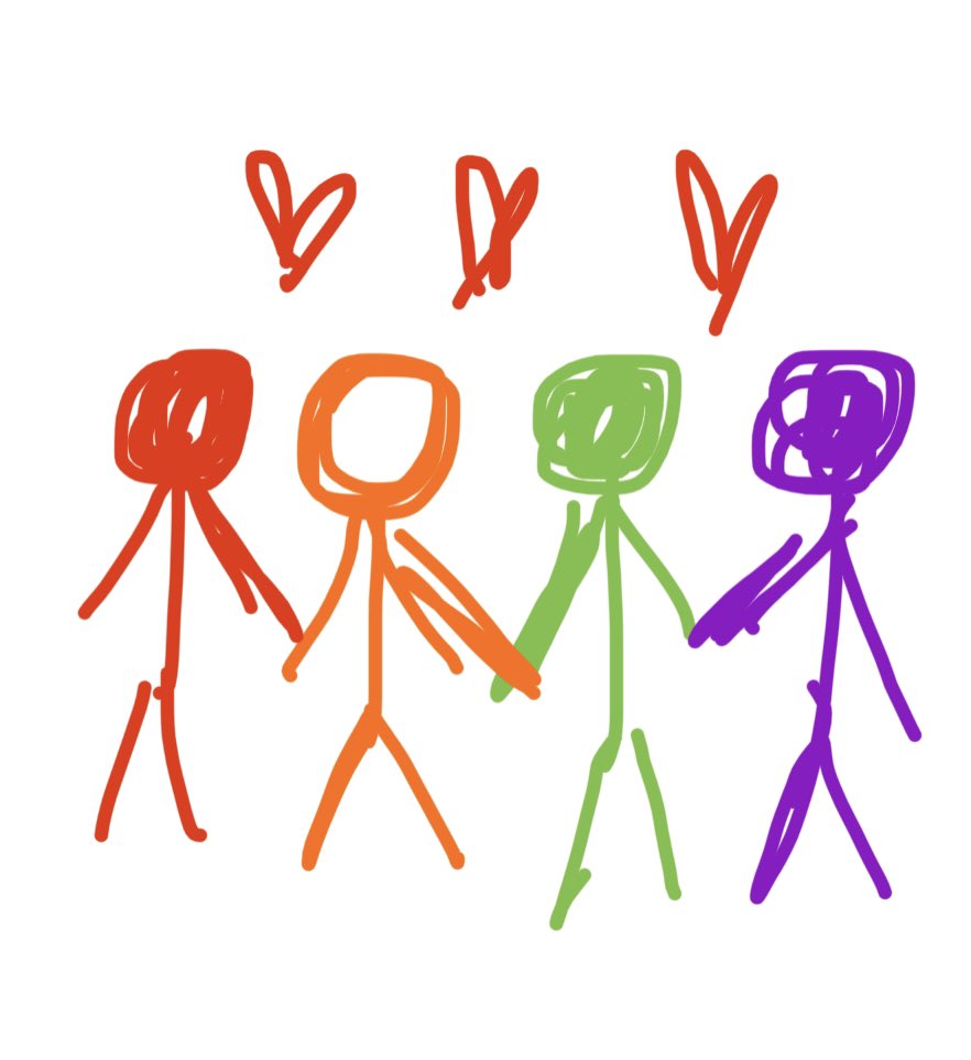 Morning Stick People Clip Art