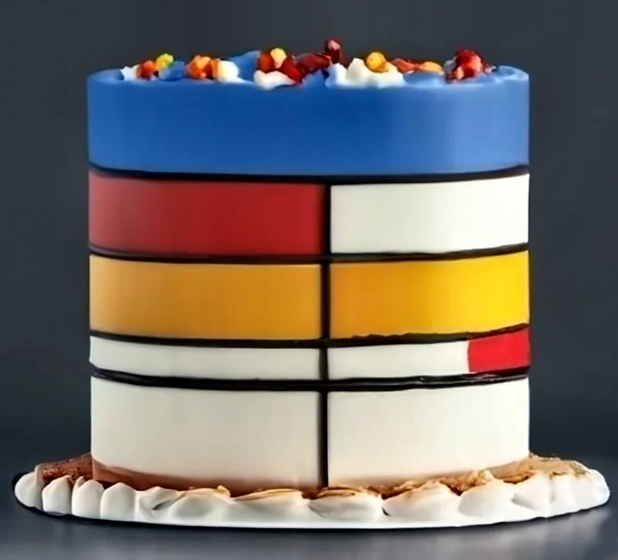 Mondrian Cake