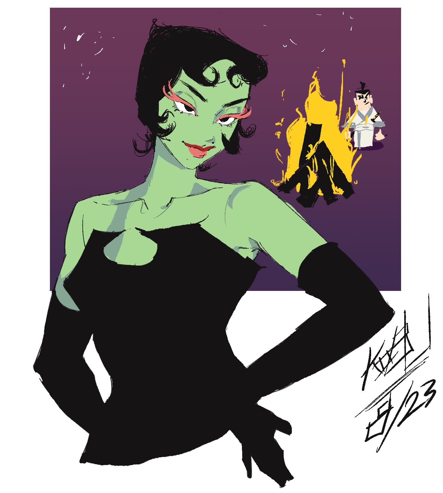 Ikra And Aku Samurai Jack