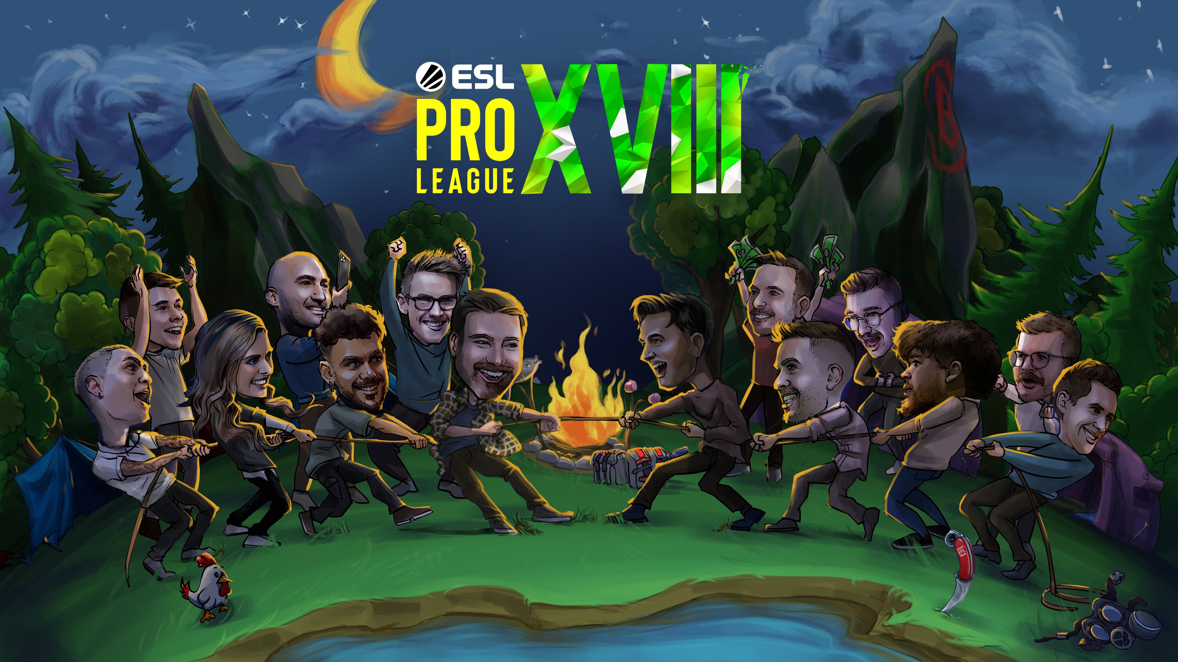 ESL Pro League S18: Matches and talent team announced