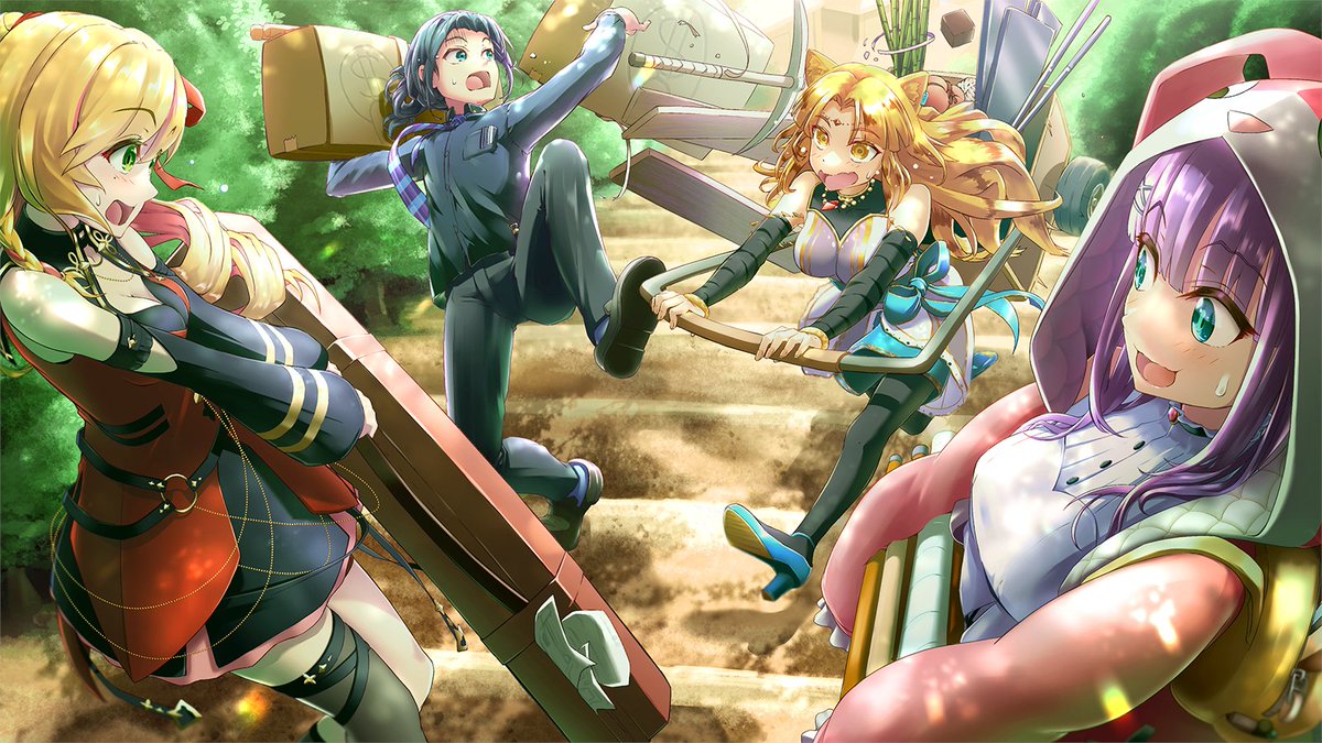 めにまにカンパニー #リツキあーと #Maunggambart #長尾百景 #Seffynart 楽しかったぁ…1年」DoEmの漫画