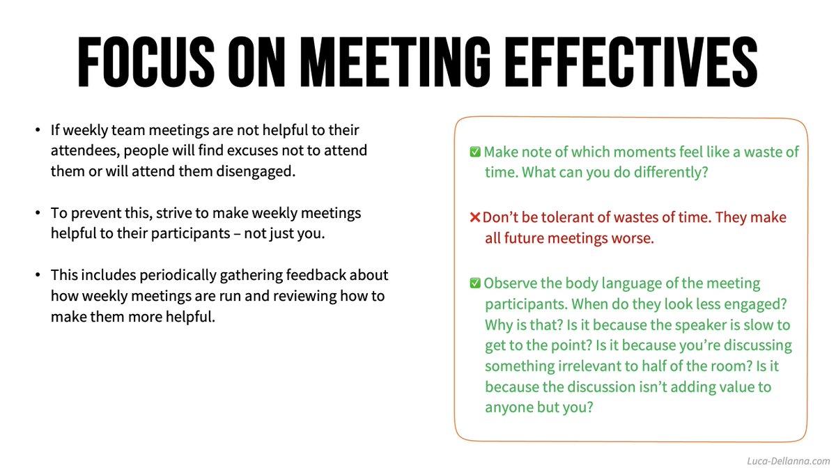 Great weekly team meetings are defined by effectiveness. Their ...