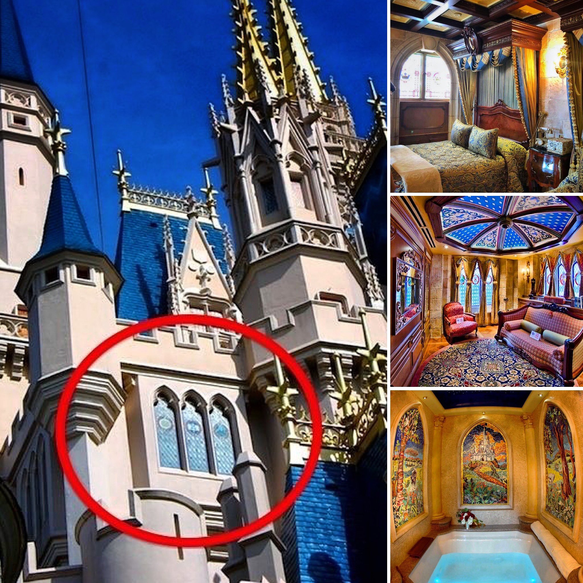 Cinderella Castle Inside Your Chance To Win A Night In The Cinderella