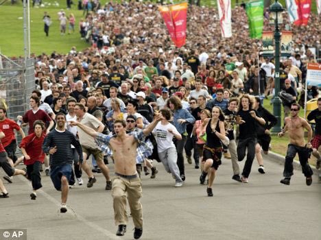 Screaming And Running People