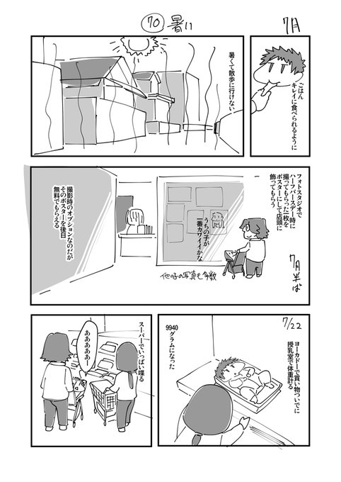 2018年7月の日記。 この時長男7カ月くらいだけど 今1歳5カ月の次男.. | ハイパーピンチ/C106日曜 東ム-30b さんのマンガ | ツイコミ(仮)