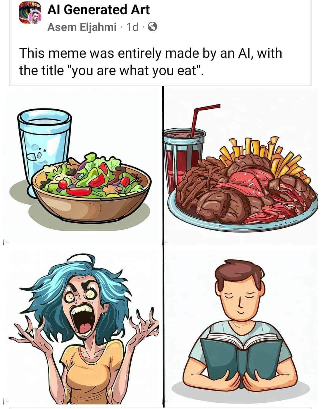 You Are What You Eat Meme