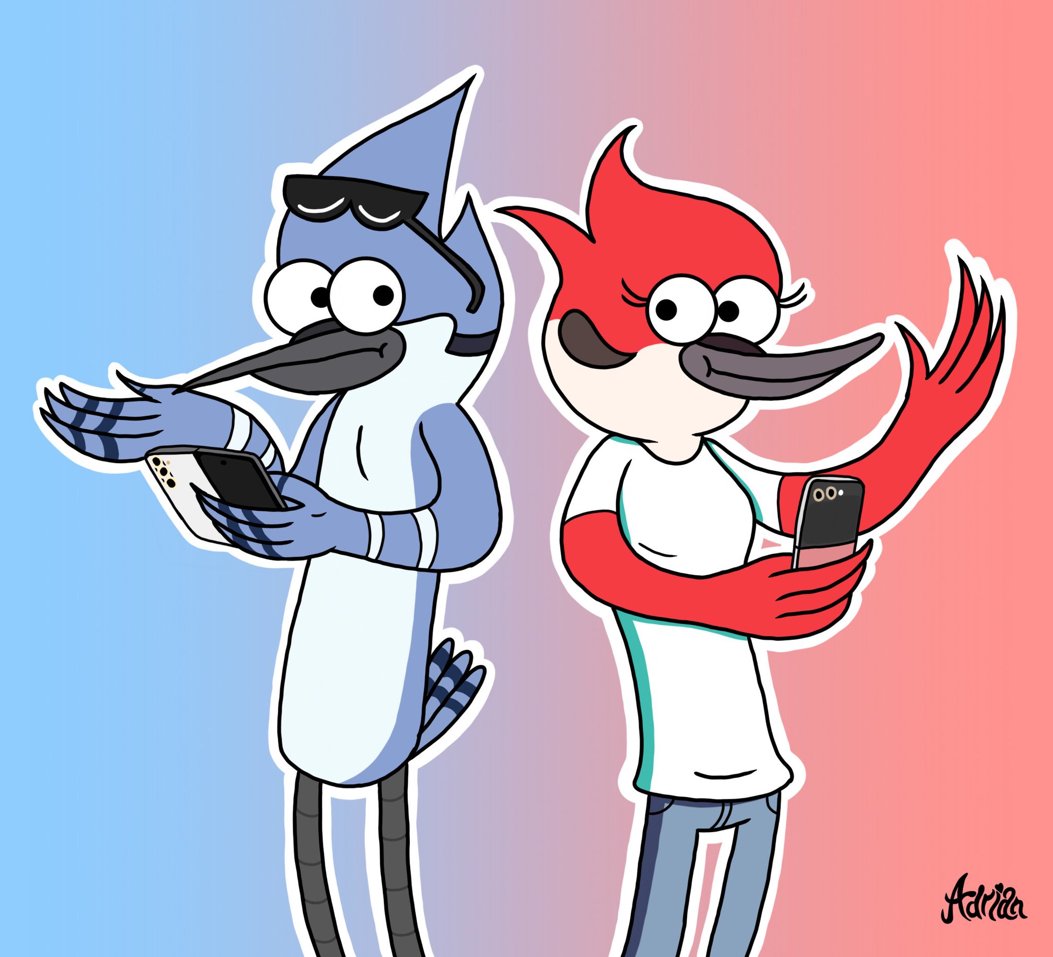 Regular Show Mordecai Baby