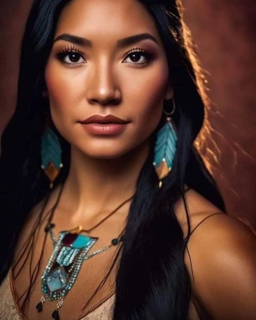 Native American Women Makeup