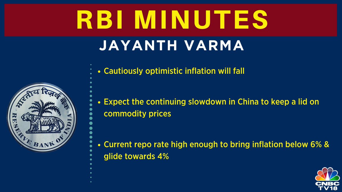 #JustIn | @RBI releases Monetary Policy Committee (#MPC) minutes for ...