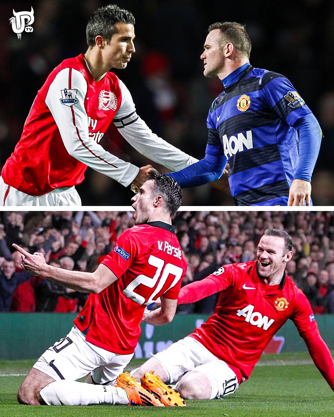 Wayne Rooney And Robin Van Persie Partnership