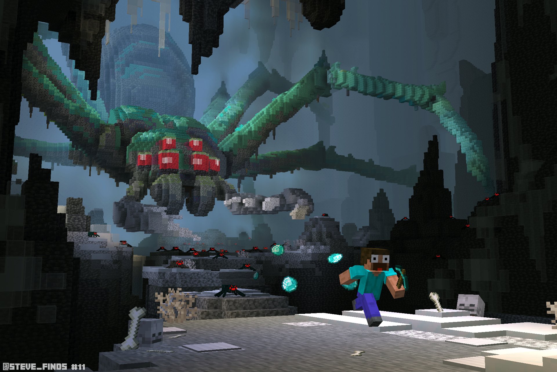 Giant Cave Spider Minecraft