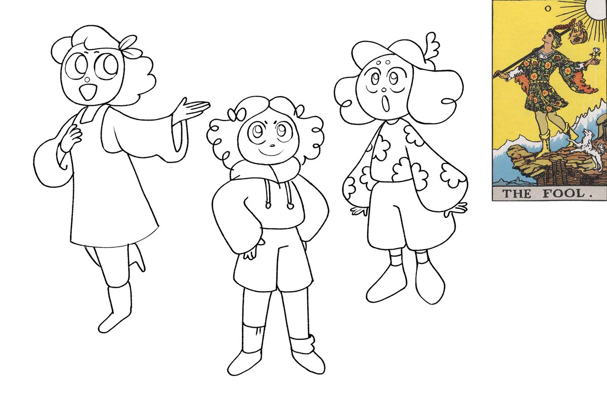 「working on a new character design project!!! designing high 」el!!! の漫画