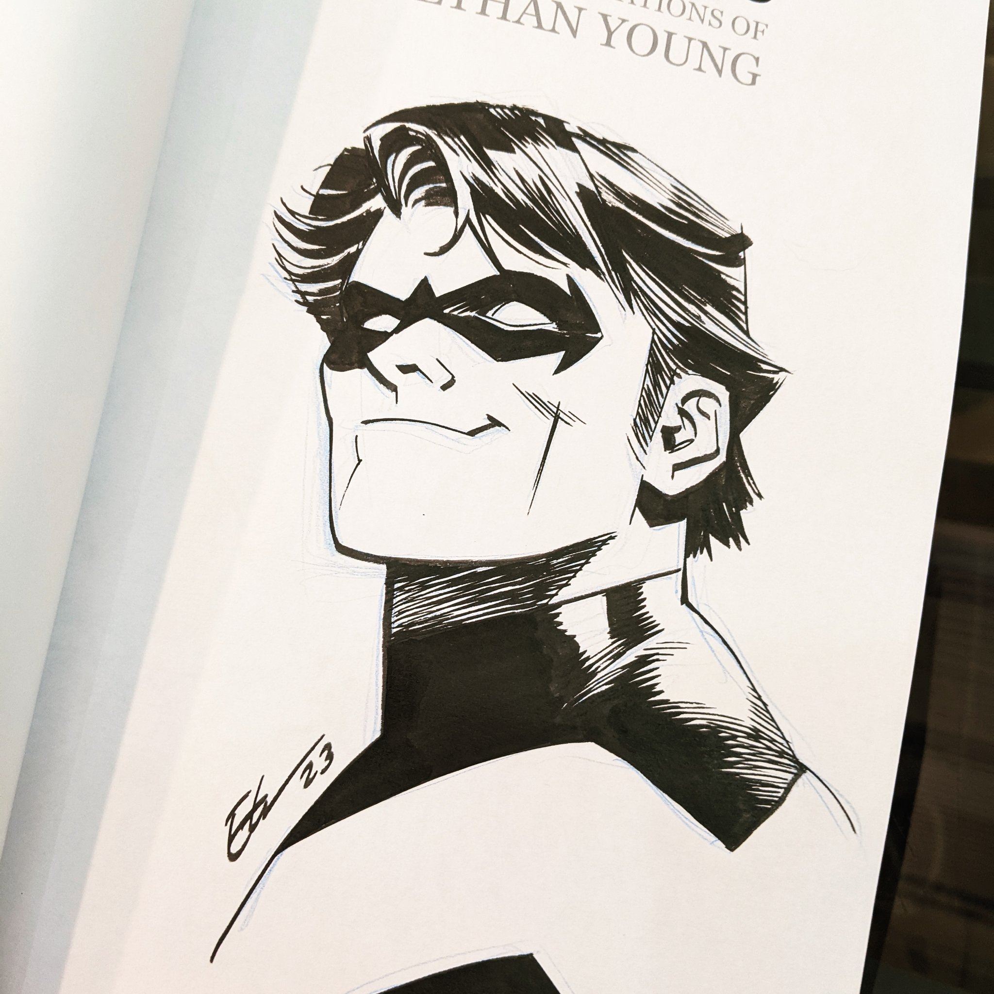 How To Draw Nightwing Young Justice