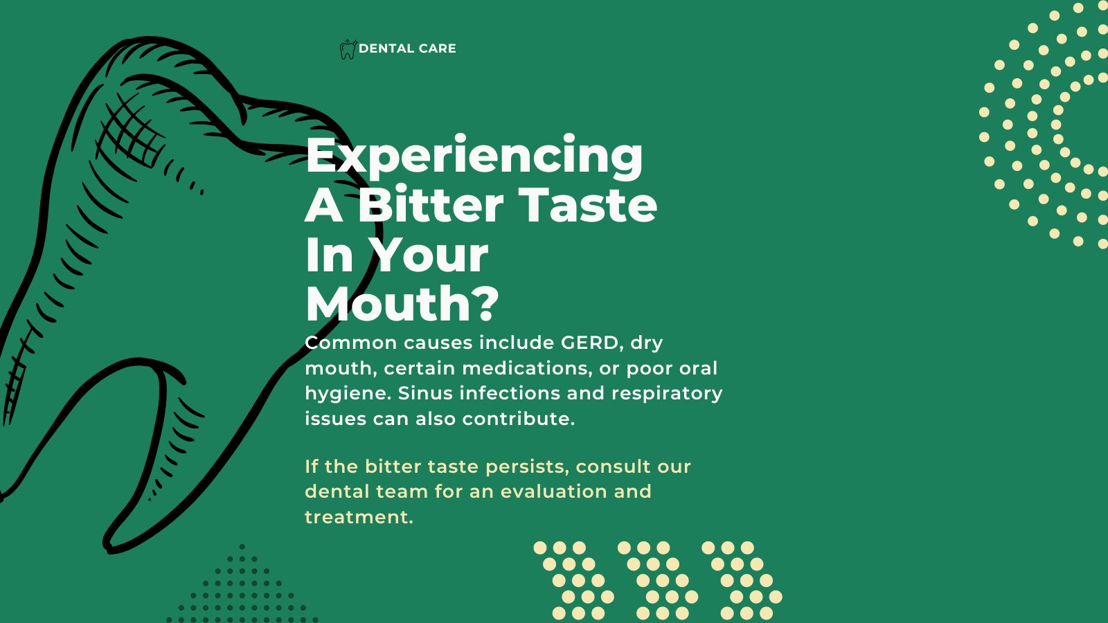 Bitter Taste In Mouth