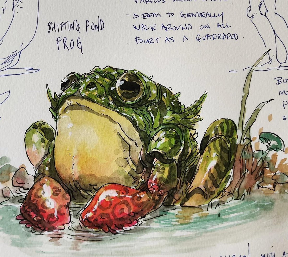 「Illustration by Peter Han #DynamicBible #Sketch」Kim Jung Gi USの漫画