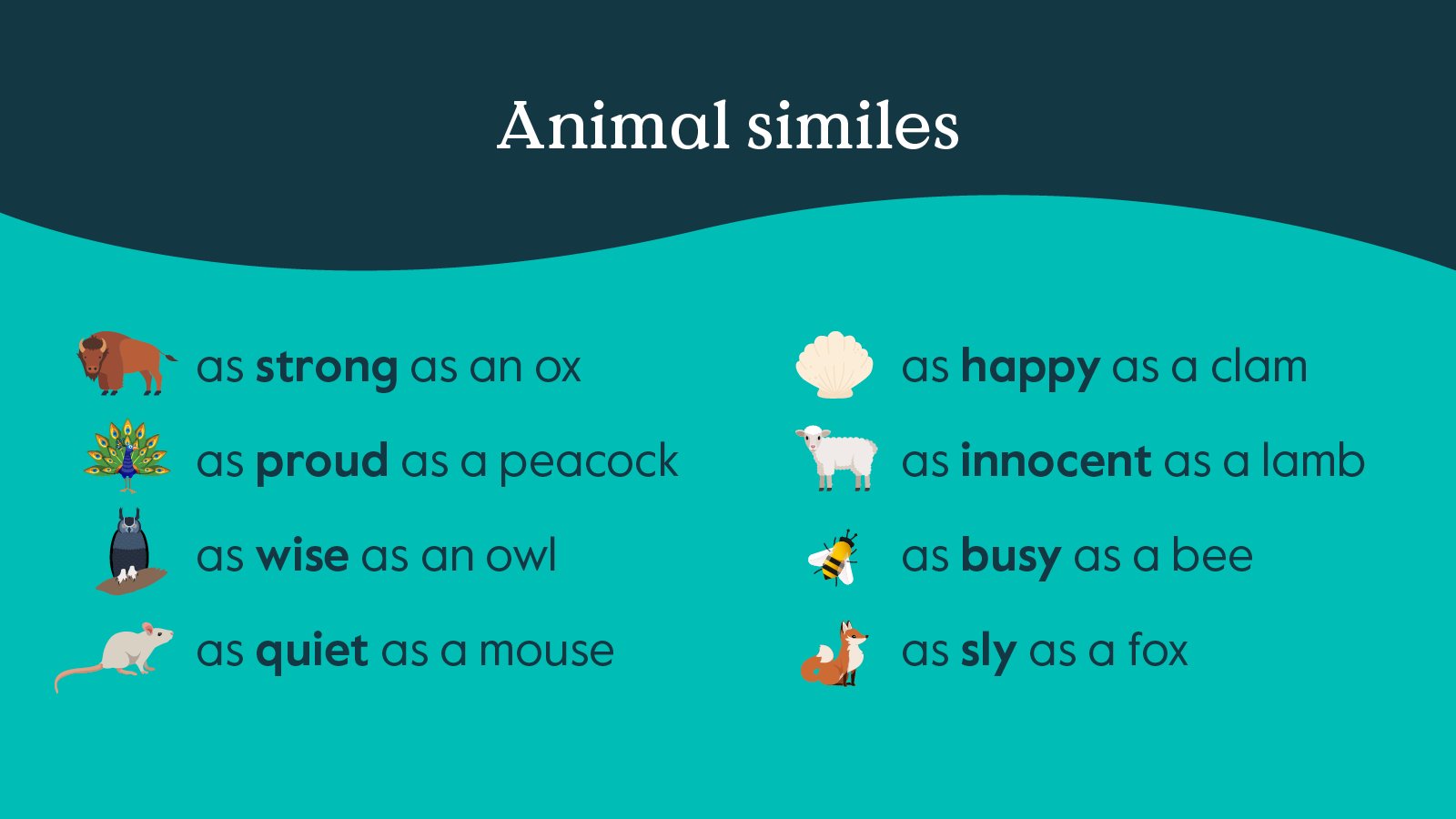 Similes Of Animals