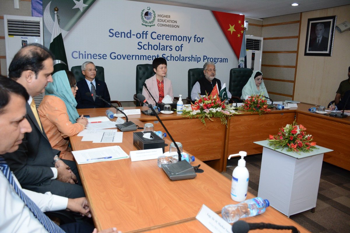 Today, HEC held the send-off ceremony for Pakistani scholars under the ...