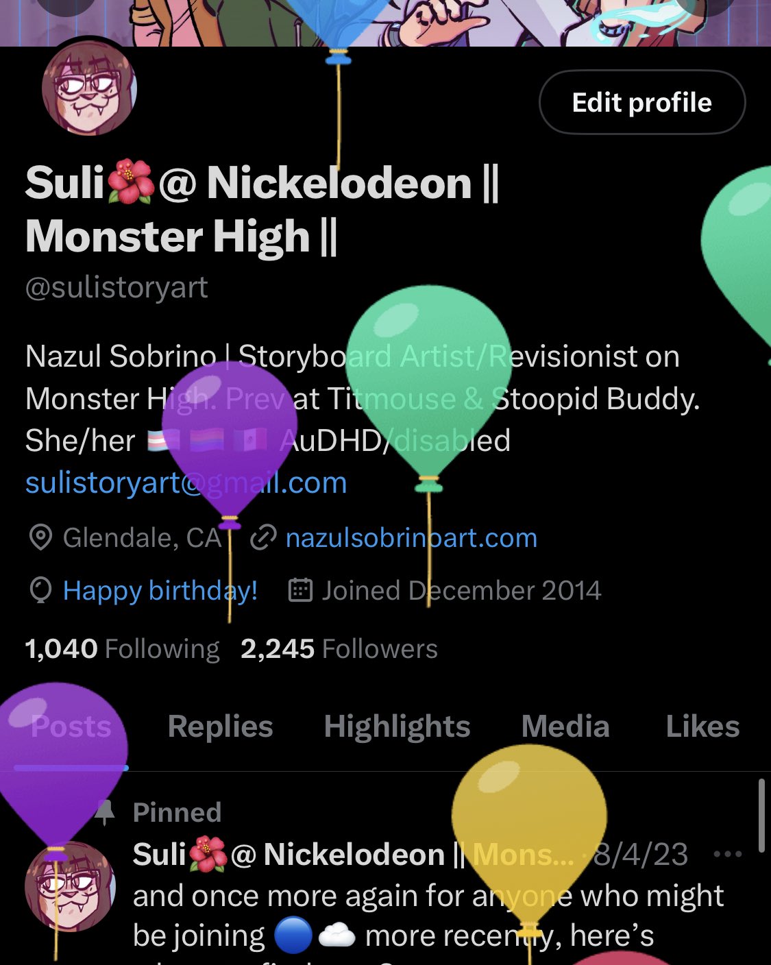 Monster High Characters Profiles