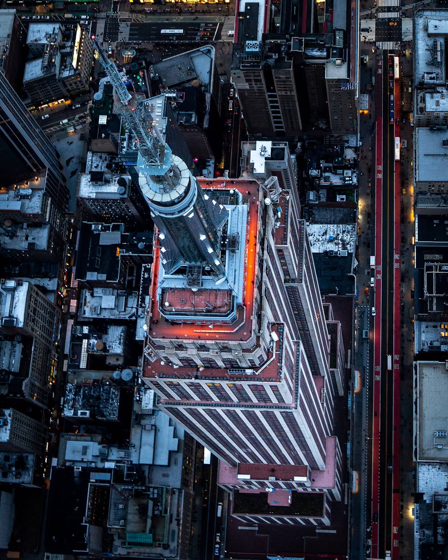Empire State Building Birds Eye View