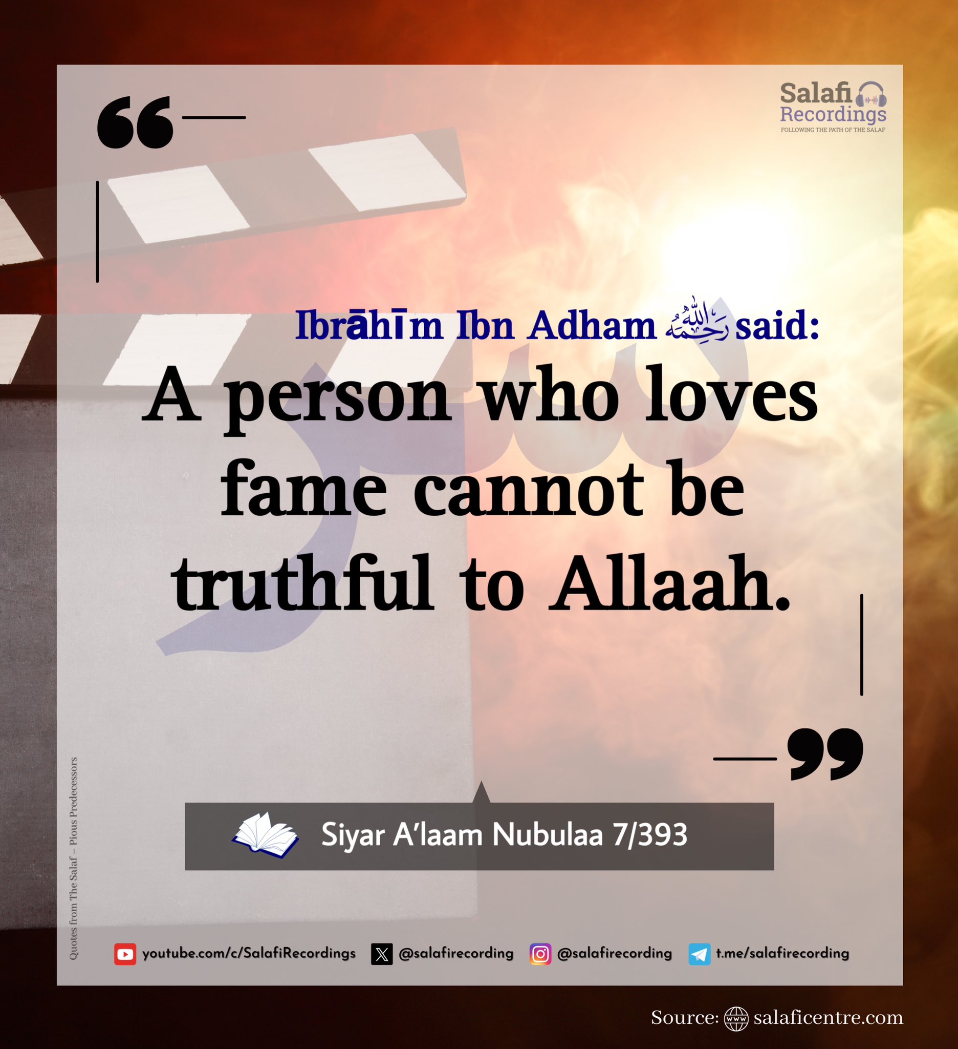 Salafi Islamic Quotes Salafi Recordings On X: "𝗔 𝘁𝗿𝘂𝗲
