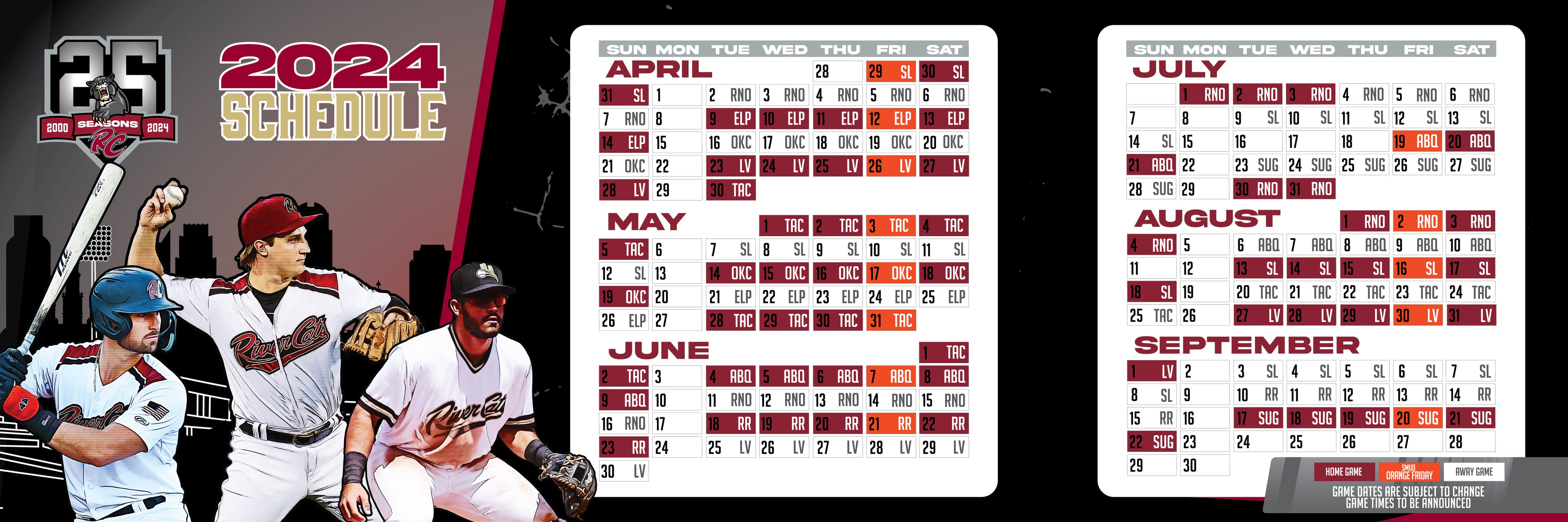 Sacramento River Cats Schedule 2024 - Lian Sheena Sacramento River Cats Schedule 2024 - Lian Sheena