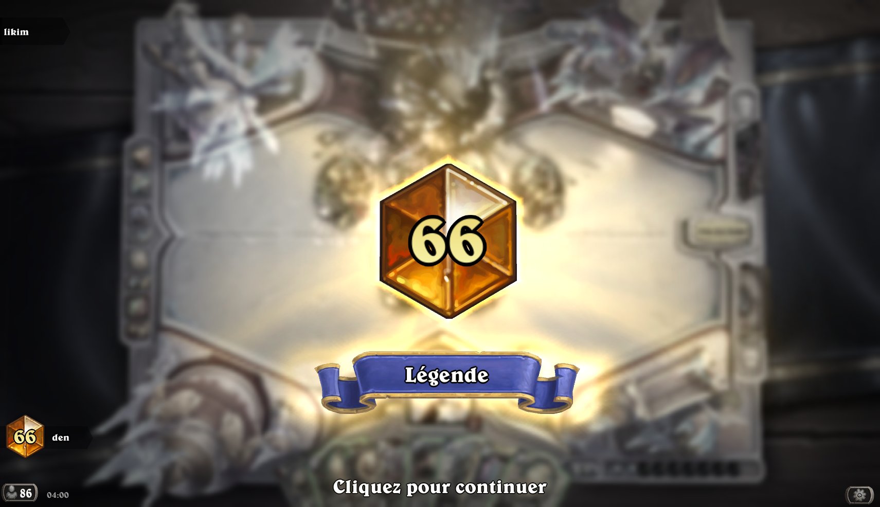 Legendary Rank Hearthstone