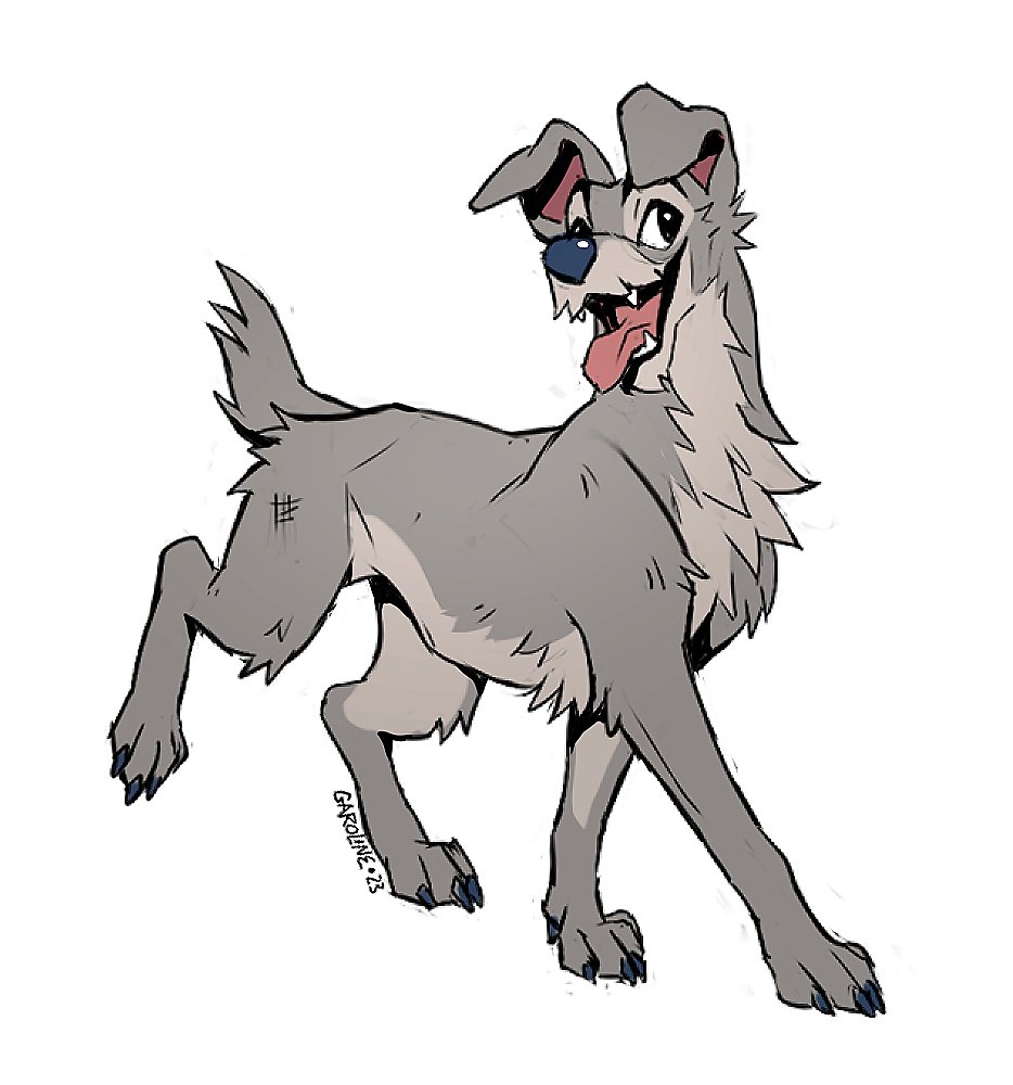 How To Draw Tramp From Lady And The Tramp