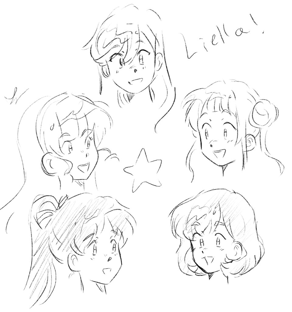 「liella has got the best casual outfits in the franchise tbh,」Luna 🌙の漫画