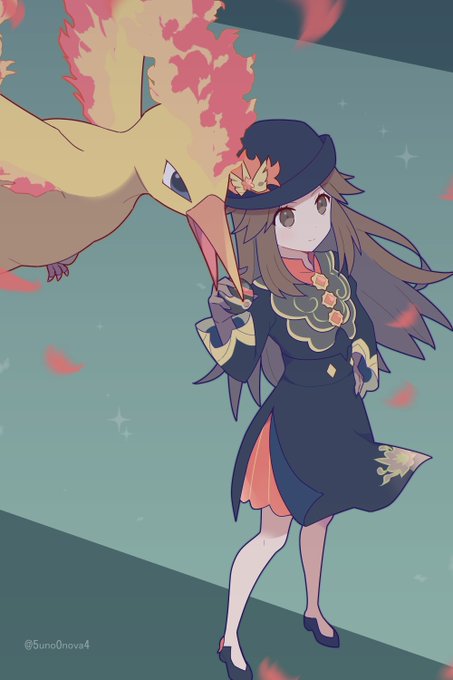 「leaf (pokemon) 1girl」Fan Art(Popular)