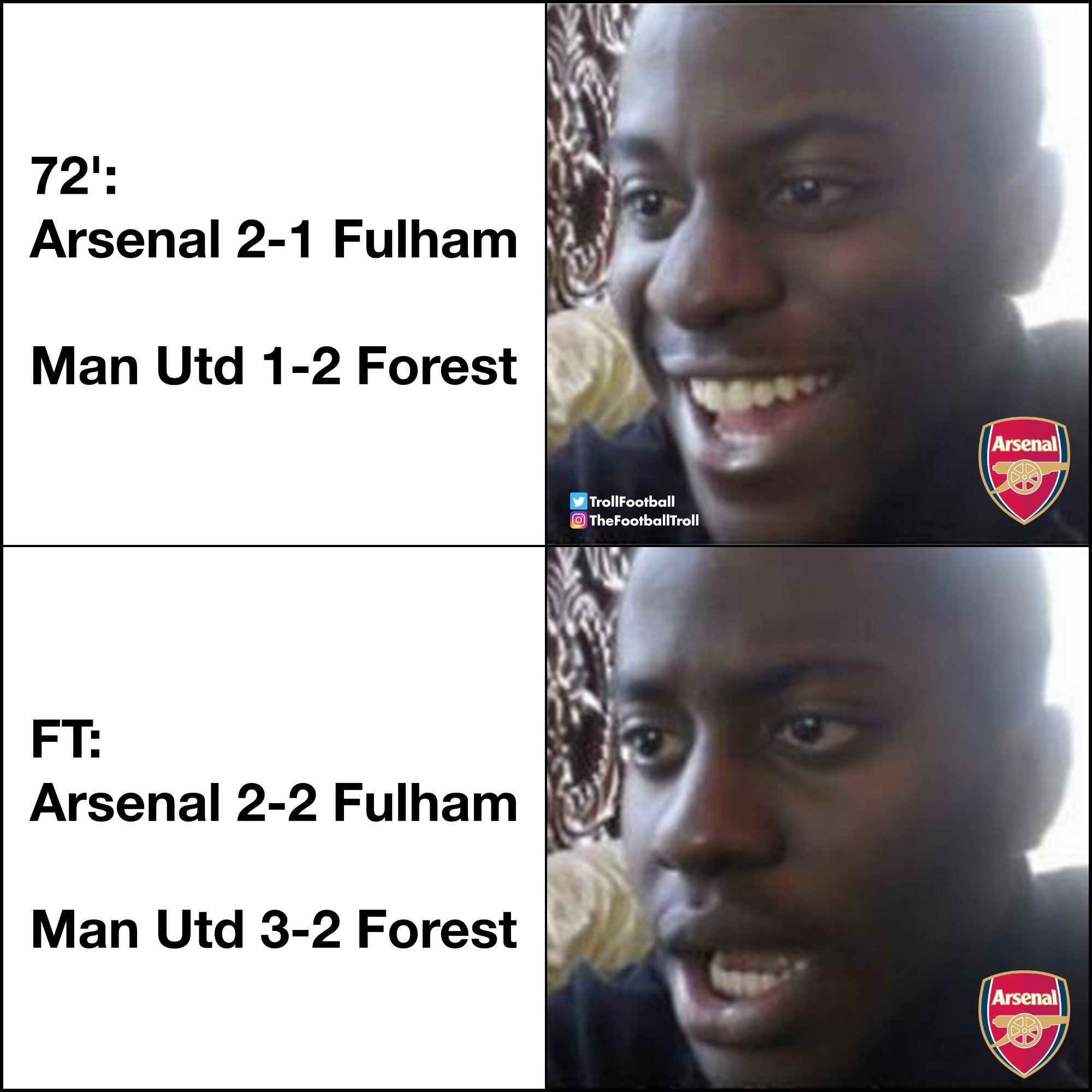 Arsenal Fc Meme A League Memes Arsenal When They Have To Do Their