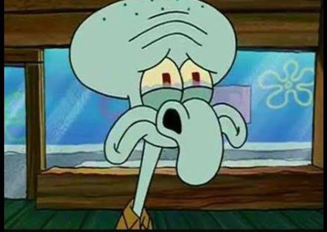 Squidward Crying Onions