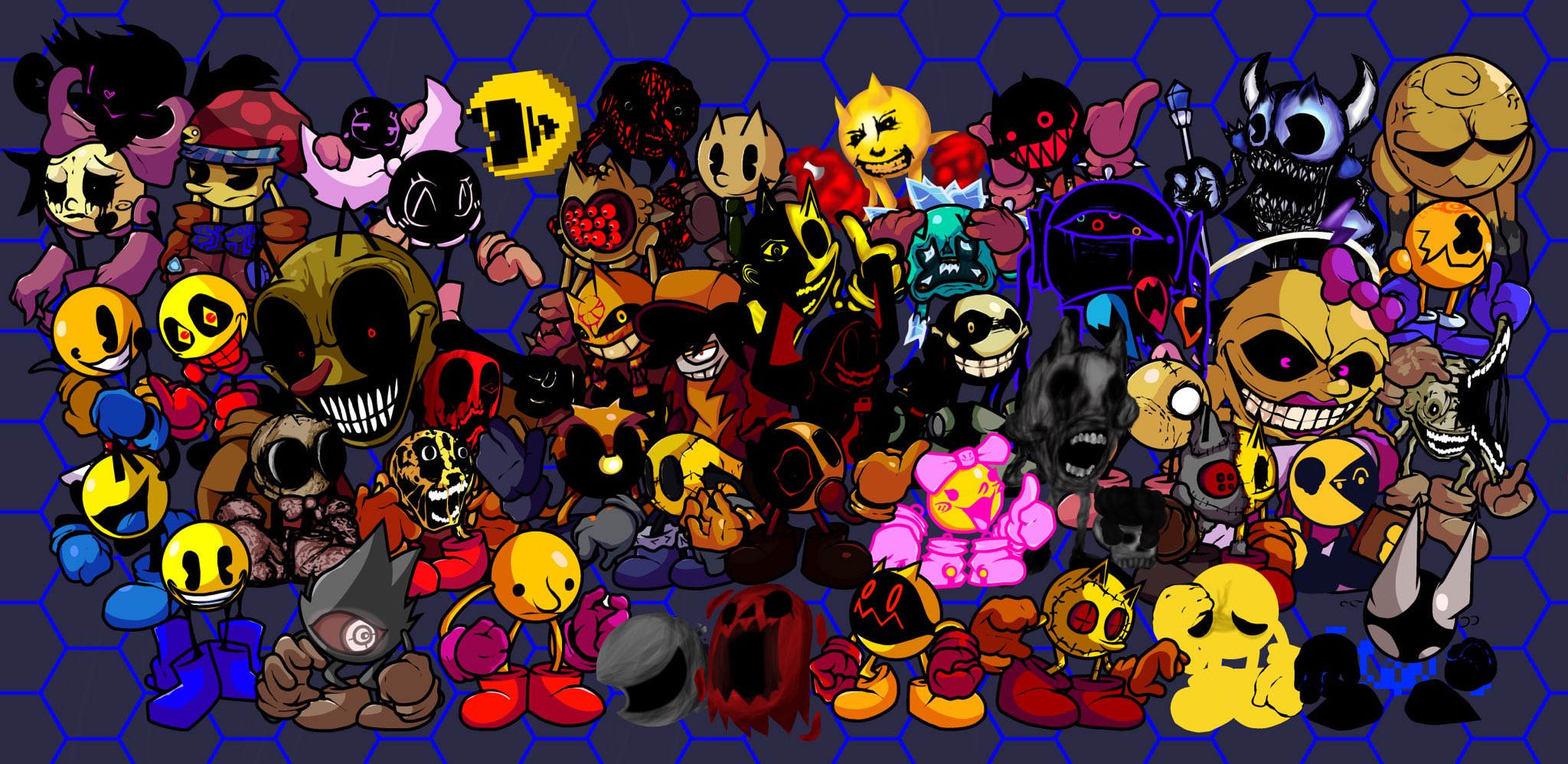 Pacman.exe Old One PacMan.exe Ghost [Super Smash Bros. Ultimate]