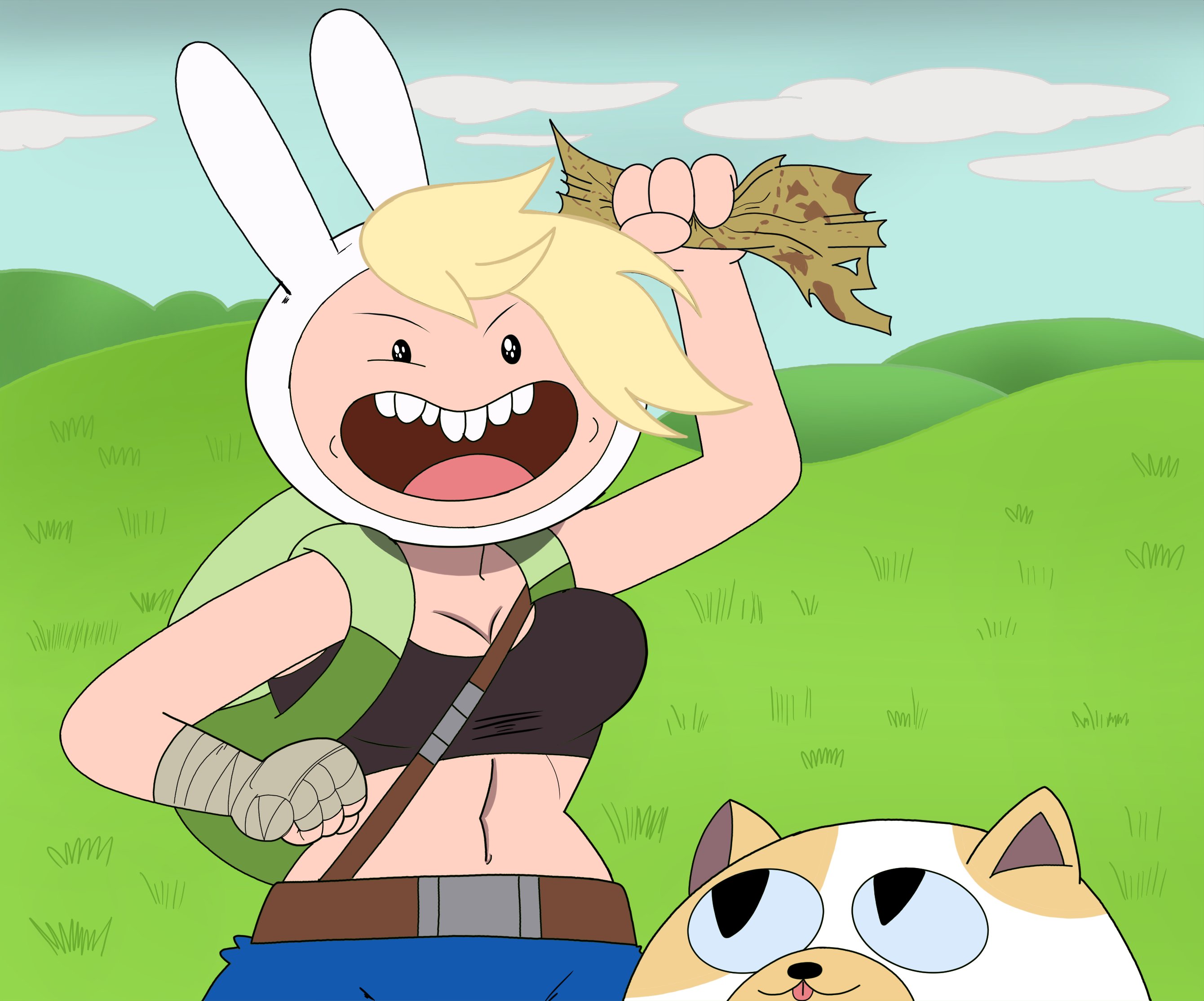 Cartoon Network Adventure Time Fionna And Cake