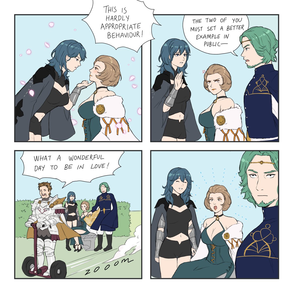 「Love Segway 💓 Manuela x Byleth #FE3H #FireEmblem #FireEmbl」tamafryの漫画