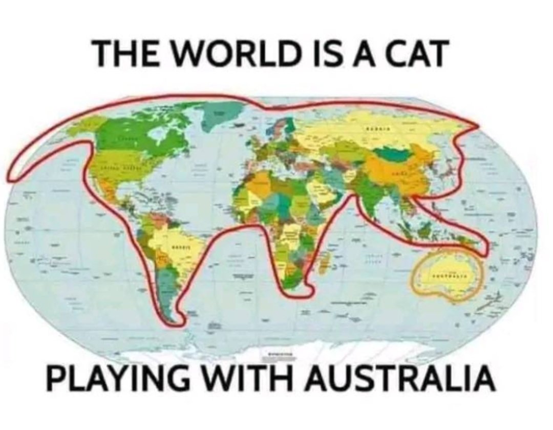 The world is a cat playing with Australia: - Democratic Underground Forums