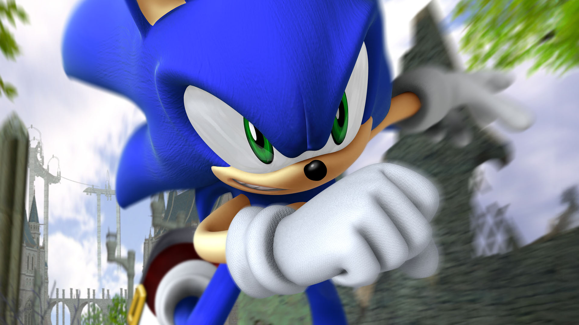 Retro Sonic The Hedgehog Wallpaper