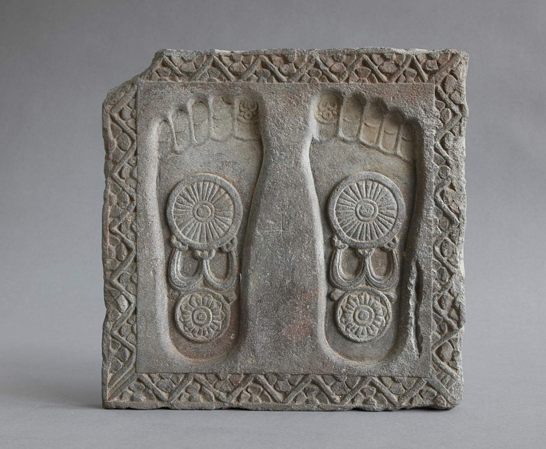 1/ "Buddhapada" are the footprints of the Buddha, embodying his ...