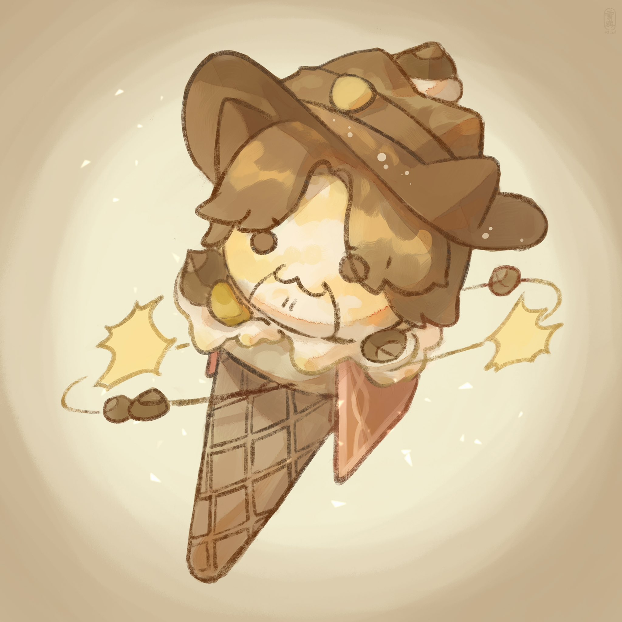 Cute Anime Ice Cream