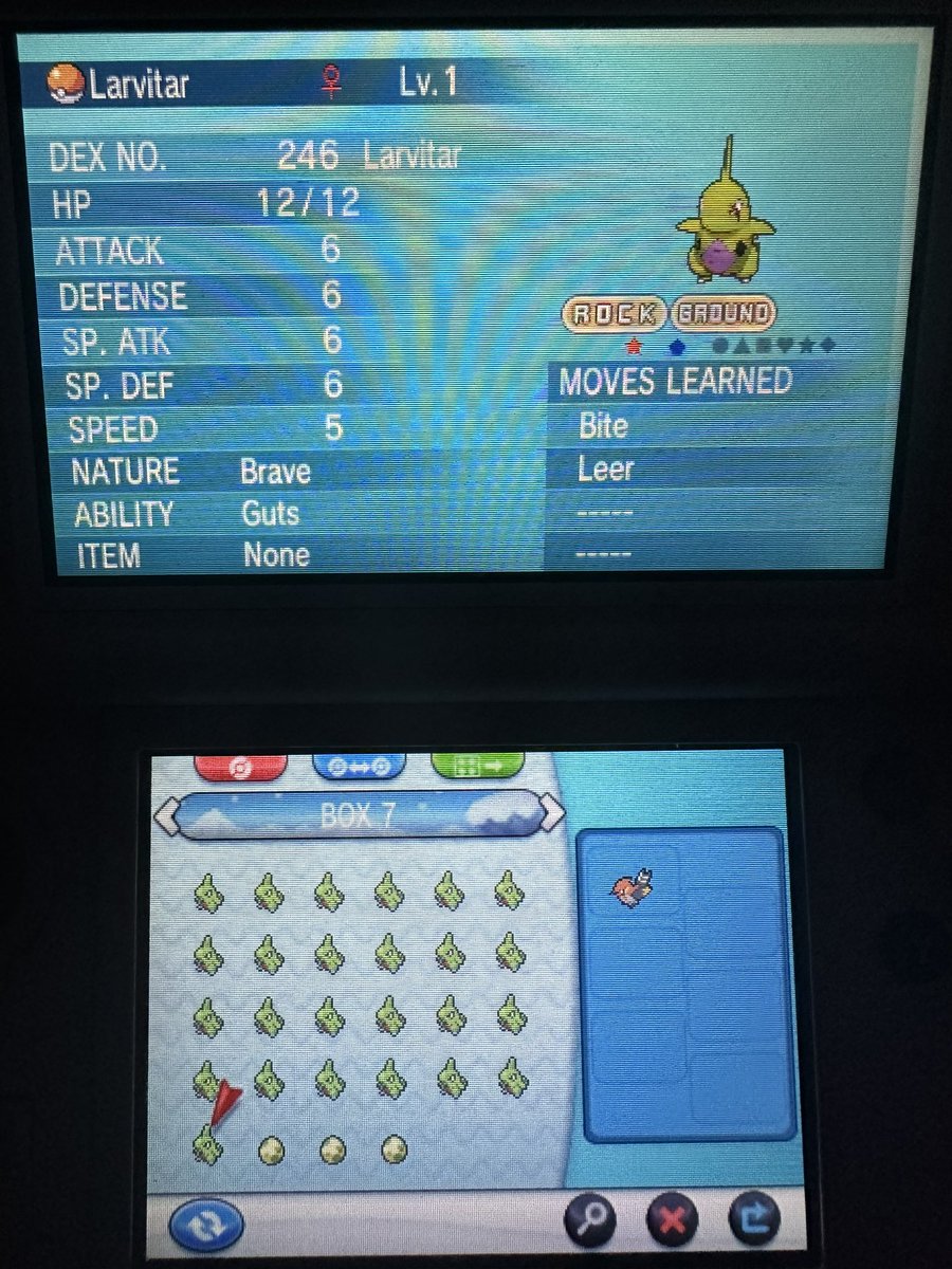 Shiny Larvitar X And Y