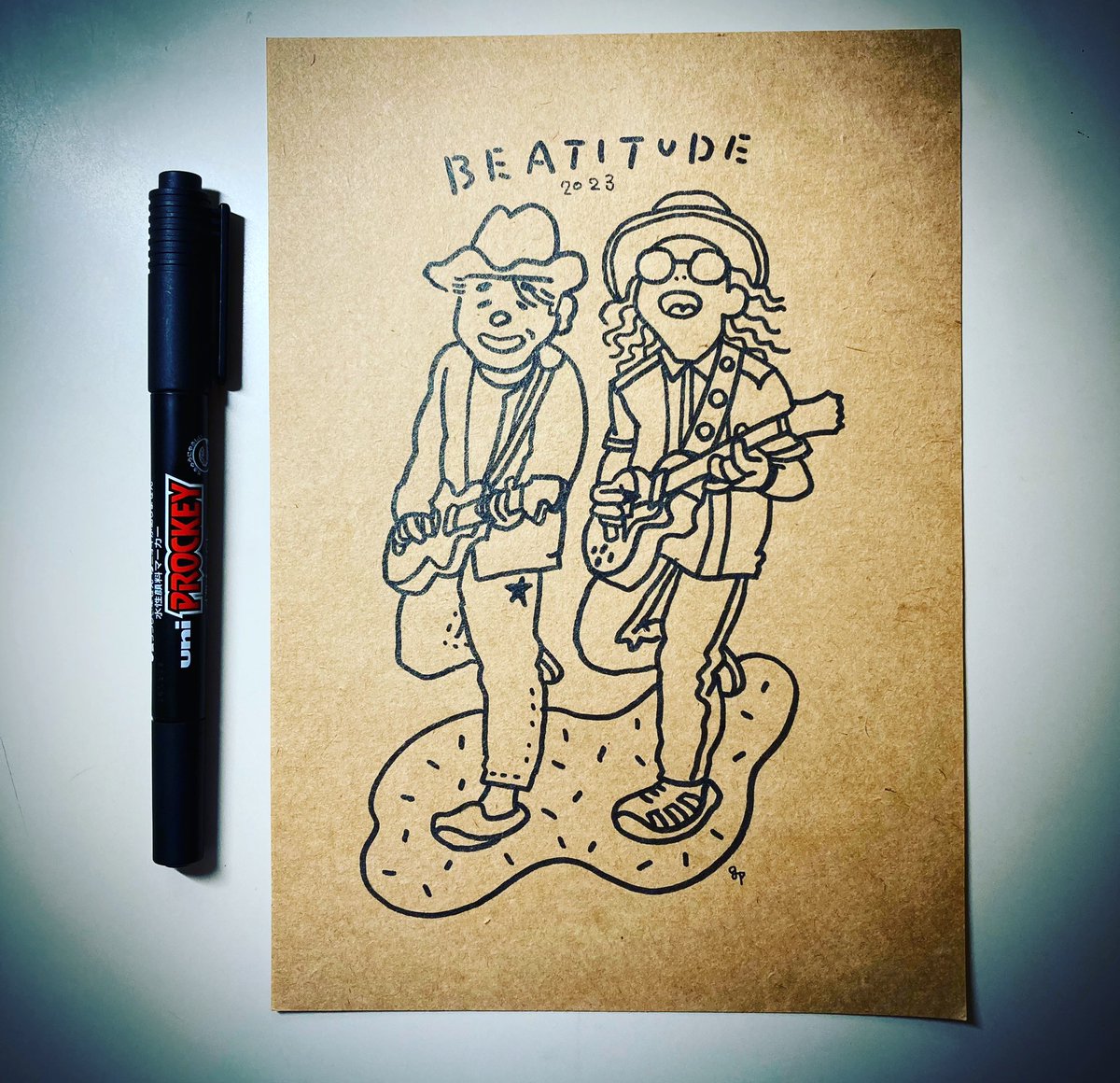 「私一度だけ白井さん参加のライブに旦那を連れてった事があり(00年代の目黒ブルースアレイ。坂田明さんも競演)感想聞いたら「」ganpukuの漫画