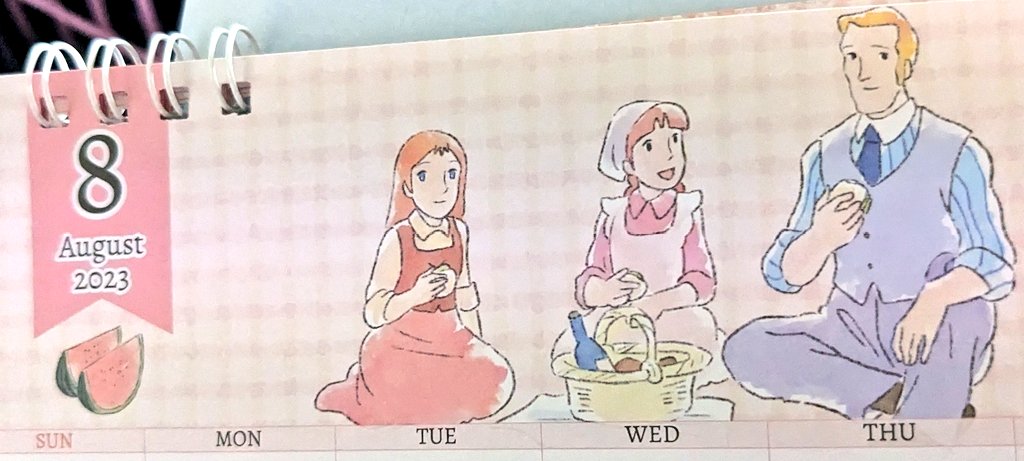 「ペリーヌ可愛いな〜 😇RT (写真はSeriaの今年のカレンダーから ウォーターメロン😃🍉 」くら☆@C106📖17日（日）南n-31a の漫画