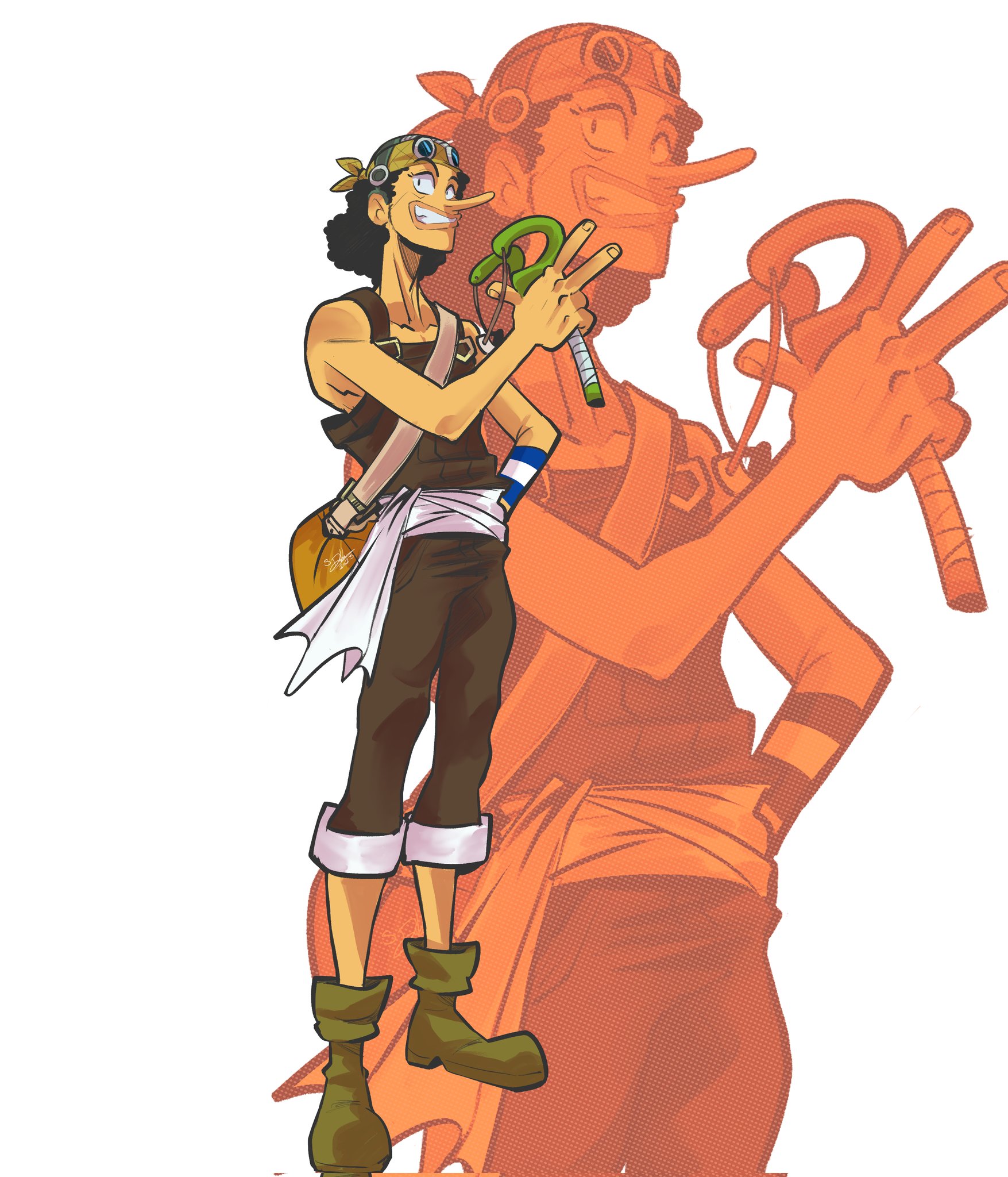 One Piece Usopp Full Body How To Draw Usopp | Step By Step | One Piece