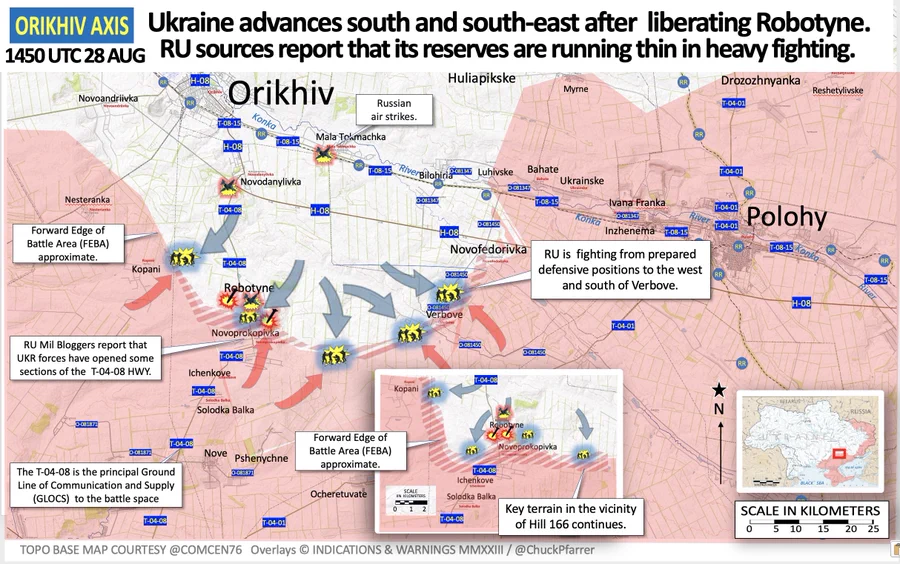 Ukraine Invasion Day 552: breaching Surovikin Line